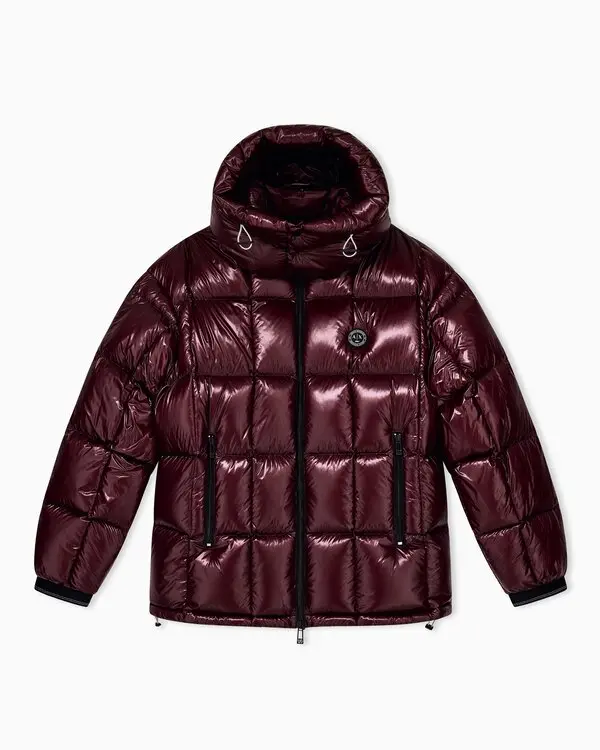 Armani Exchange Quilted Down Jacket - Red