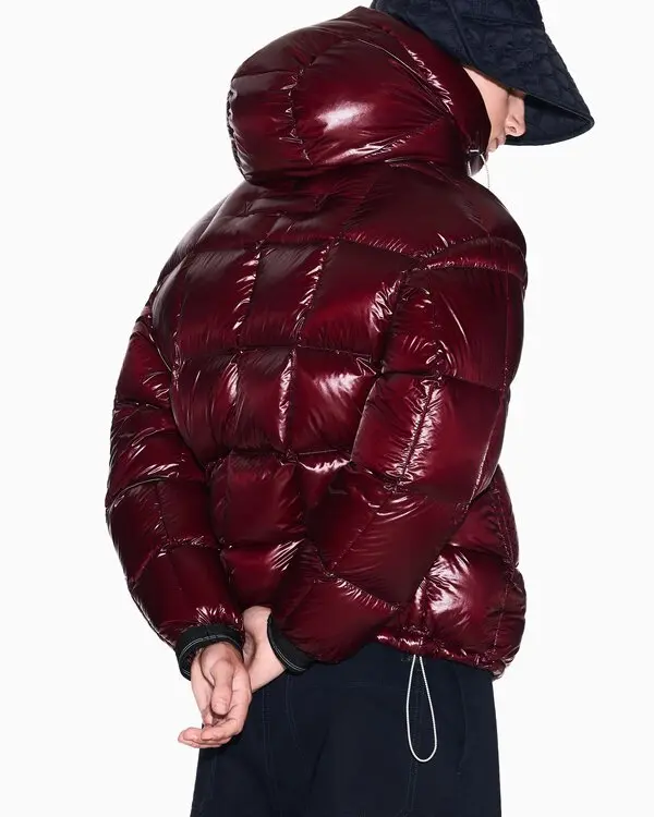 Armani Exchange Quilted Down Jacket - Red