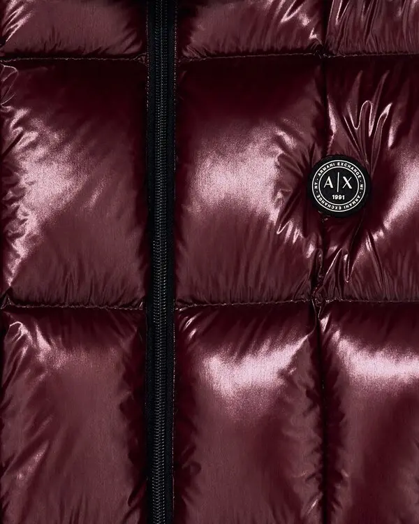 Armani Exchange Quilted Down Jacket - Red
