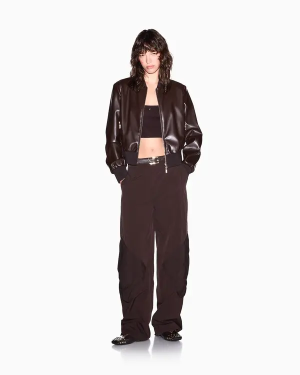 Armani Exchange Coated Recycled Fabric Blouson Jacket