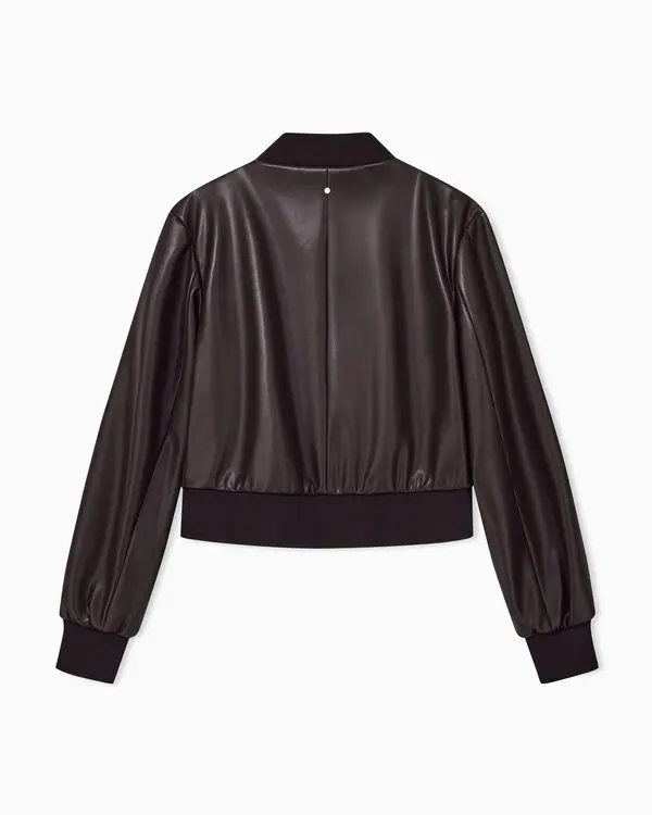 Armani Exchange Coated Recycled Fabric Blouson Jacket