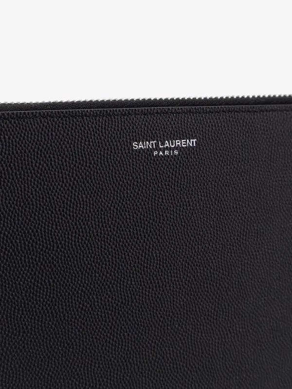 Saint Laurent Leather Clutch