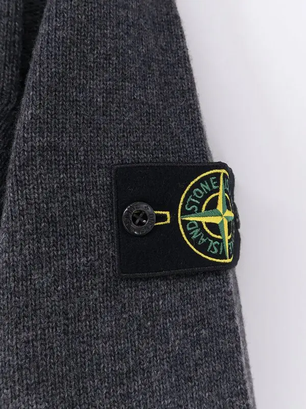 Stone Island Virgin Wool Blend Sweater - Grey