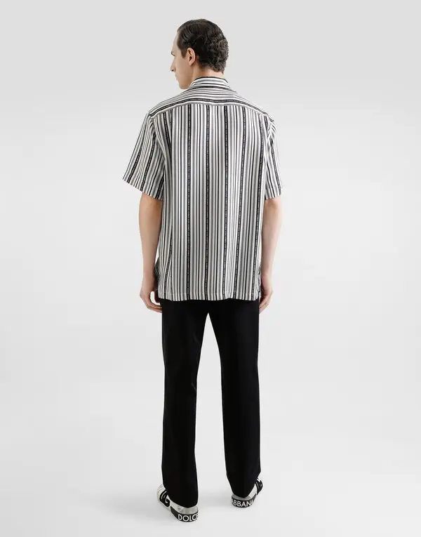 Dolce & Gabbana Silk Shirt With Tie Shirts