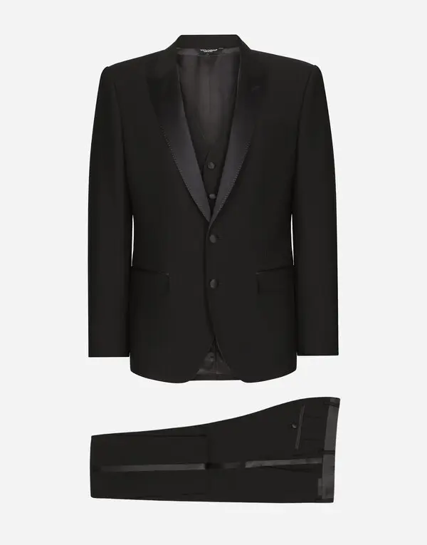 Dolce & Gabbana Abito Suits And Blazers Wool - Blue