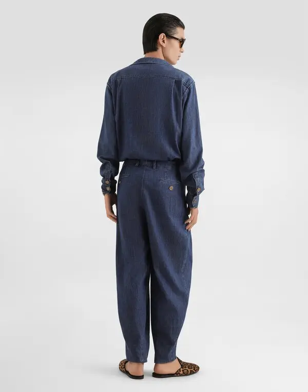 Dolce & Gabbana Denim Shirt Denim Multi-colored