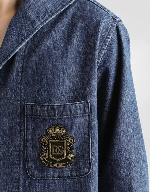 Dolce & Gabbana Denim Shirt Denim Multi-colored