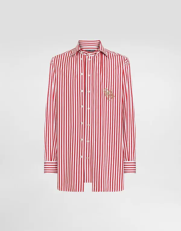 Dolce & Gabbana Striped Poplin Shirt Shirts