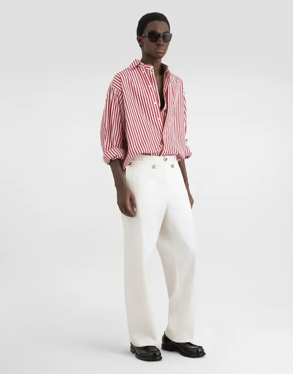 Dolce & Gabbana Striped Poplin Shirt Shirts