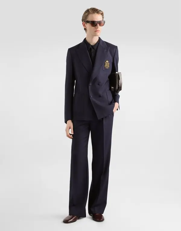 Dolce & Gabbana Cotton Polo Shirt Sweaters And Cardigans - Blue
