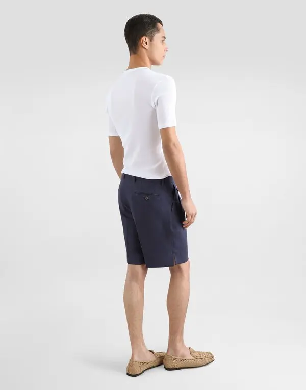 Dolce & Gabbana Linen Shorts Pants And Shorts