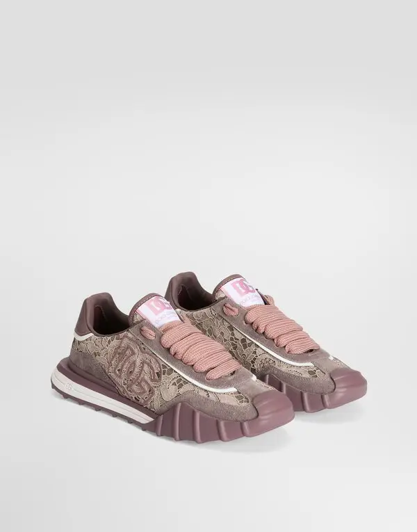Dolce & Gabbana Lace Up Low Top Sneakers - Multicolor