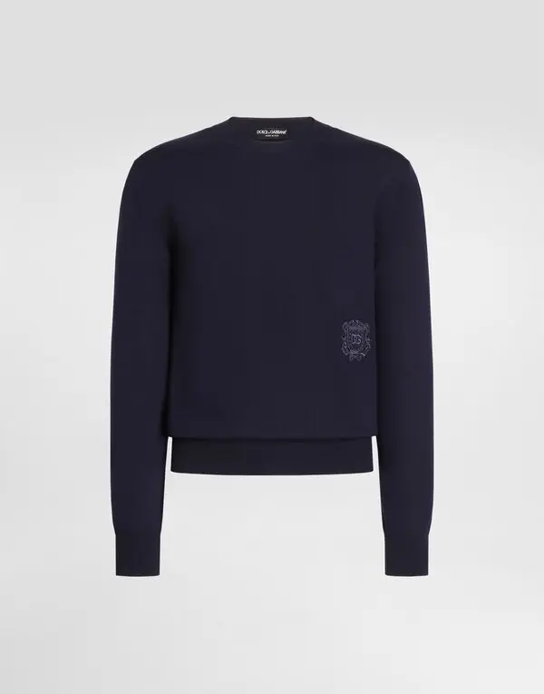 Dolce & Gabbana Virgin Wool Pullover - Blue