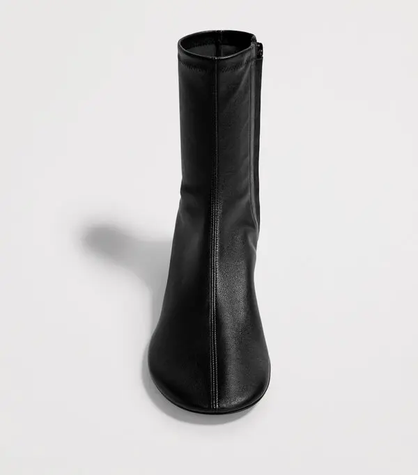 Bottega Veneta Leather Heeled Ankle Boots