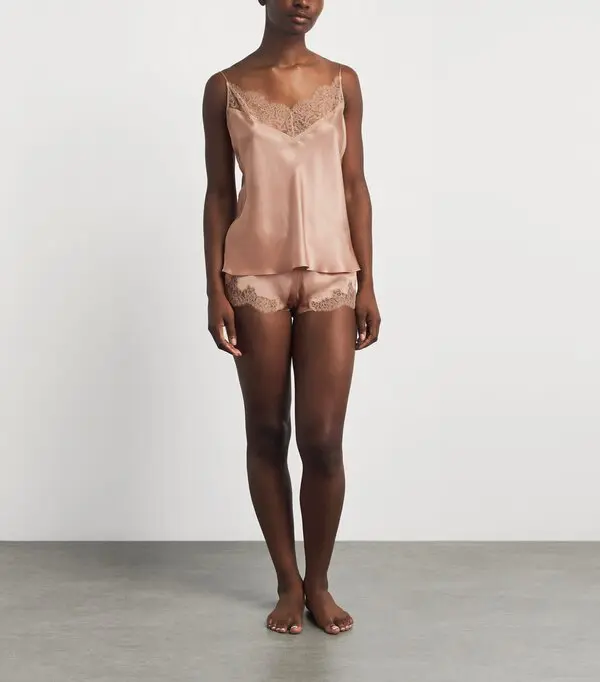Carine Gilson Silk Cérès Lace Camisole