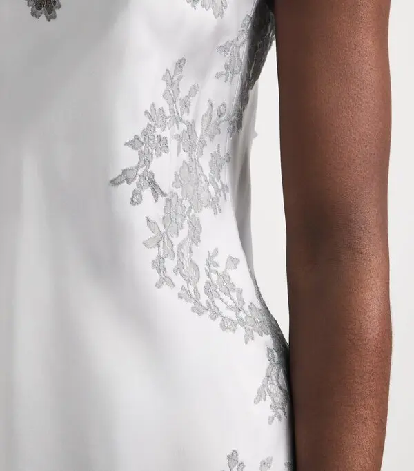 Carine Gilson Silk Lace Short Nightdress