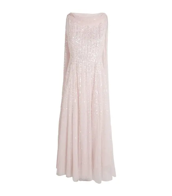 NEEDLE & THREAD Moonlight Sequin Maxi Dress