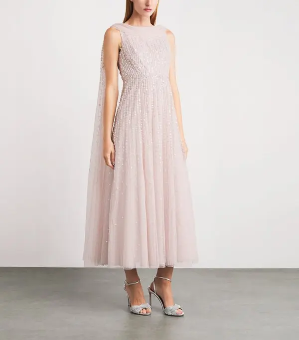 NEEDLE & THREAD Moonlight Sequin Maxi Dress