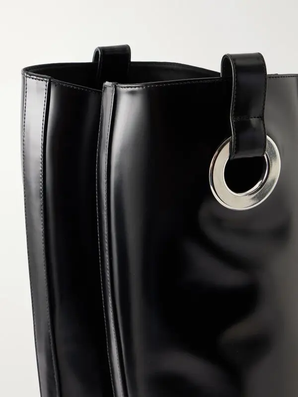 Proenza Schouler Bronco Grommet Embellished Leather Knee-high Boots