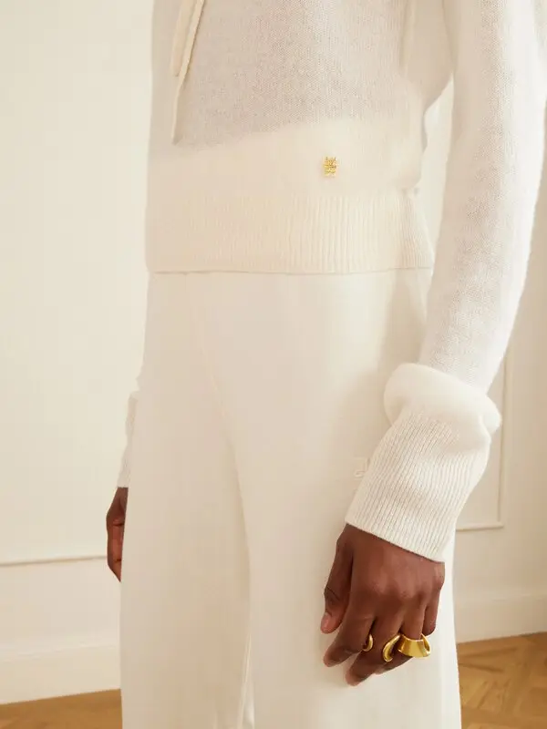 Eterne Embellished Cashmere Hoodie