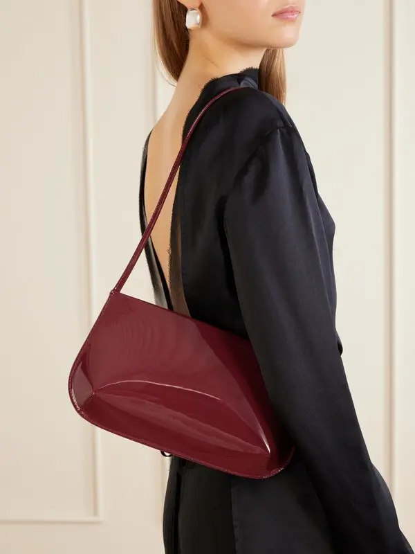 FANE Bra Patent Leather Shoulder Bag