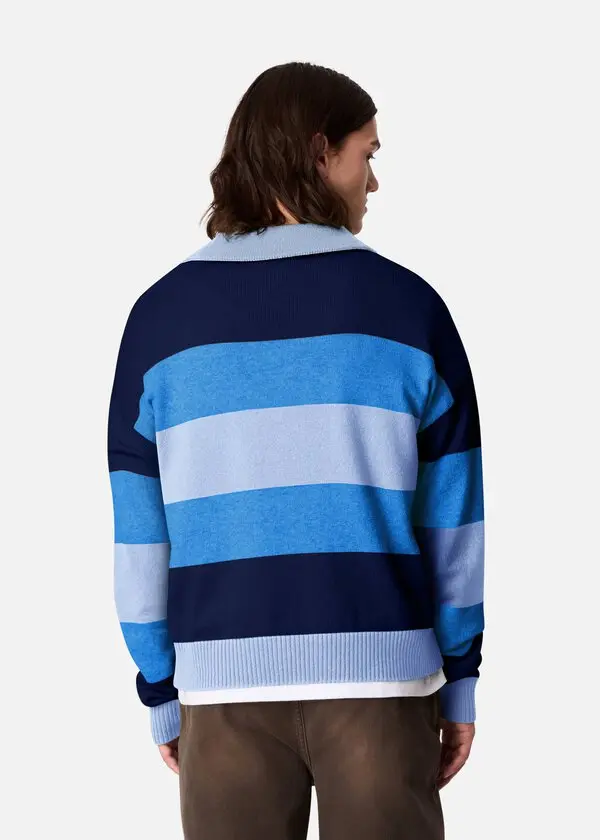 Axel Arigato Marine Polo Sweater - Blue