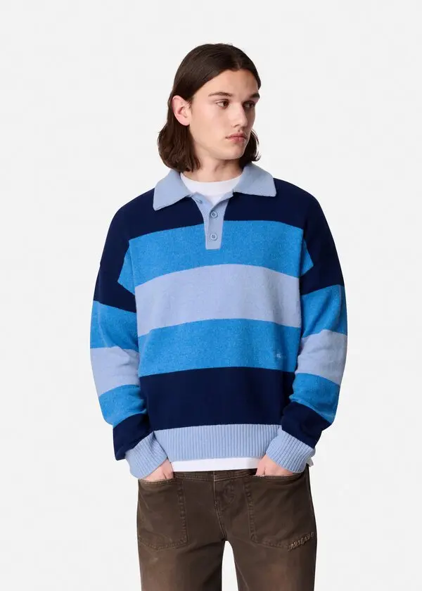 Axel Arigato Marine Polo Sweater - Blue