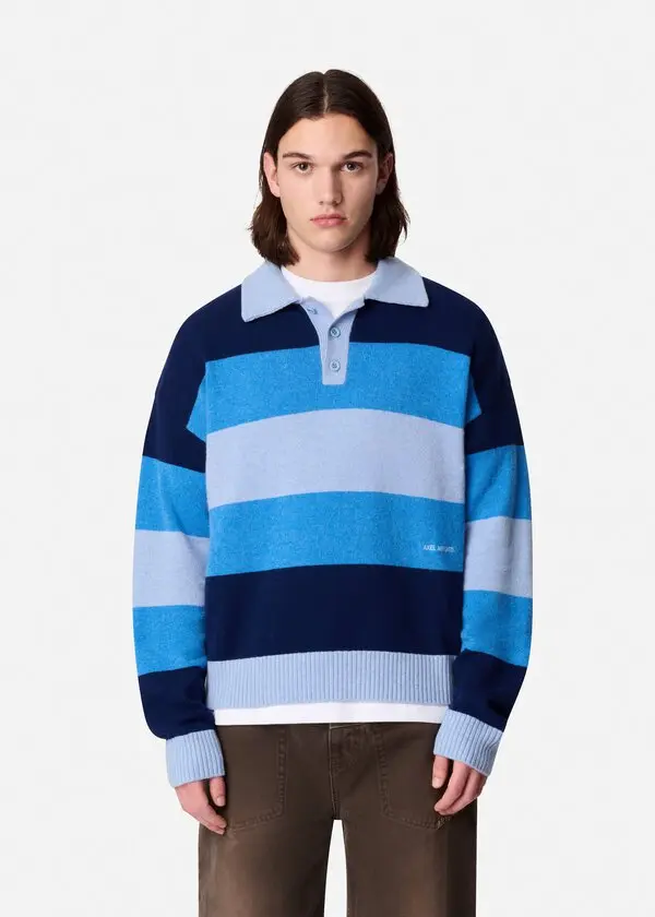 Axel Arigato Marine Polo Sweater - Blue