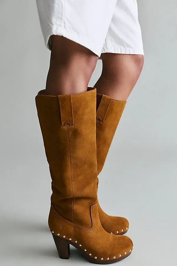 THE FRYE COMPANY Cindy Pull-on Knee-high Boots