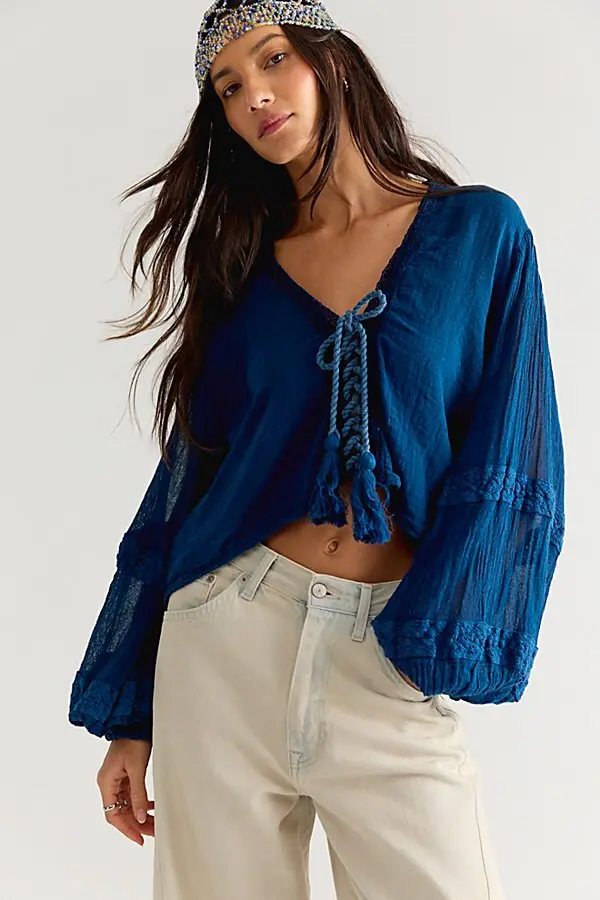 JEN'S PIRATE BOOTY Acinda Top At - Ocean Blue