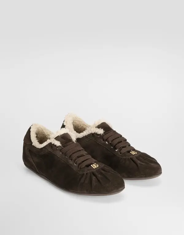 Dolce & Gabbana Suede Ballet Sneakers