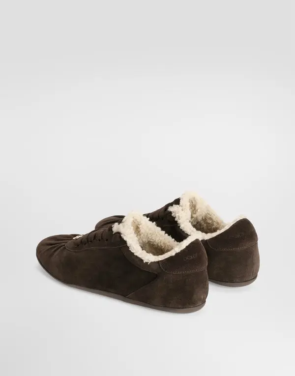 Dolce & Gabbana Suede Ballet Sneakers