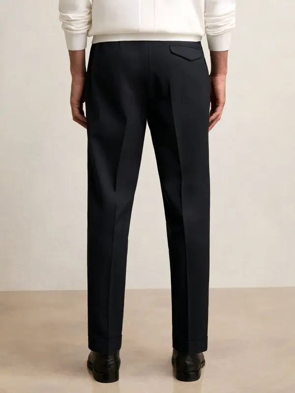 REISS Tailored-fit Herringbone Trousers