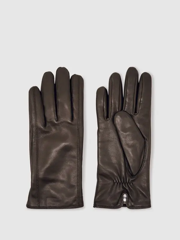 REISS Leather Gloves