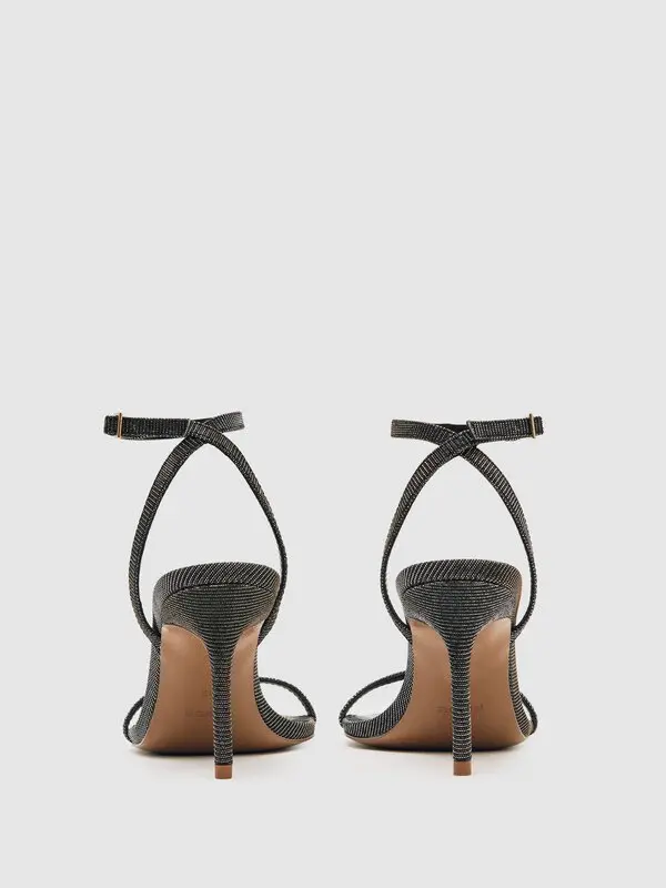 REISS Strappy Stiletto Sandals