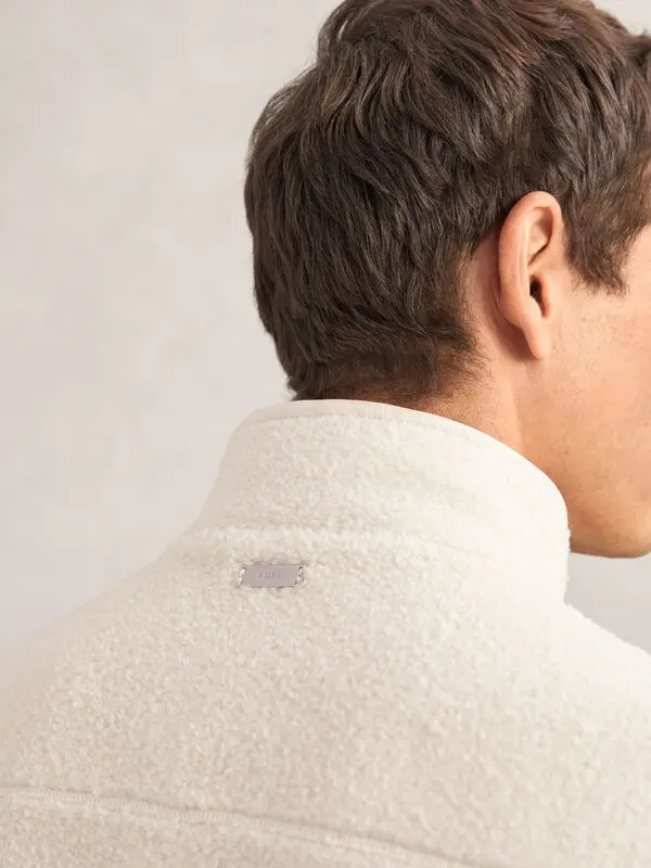 REISS Fleece Zip-through Jacket