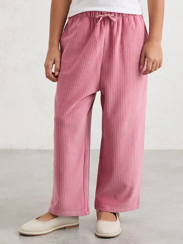 REISS 3-9 Yrs Corduroy Drawstring Trousers