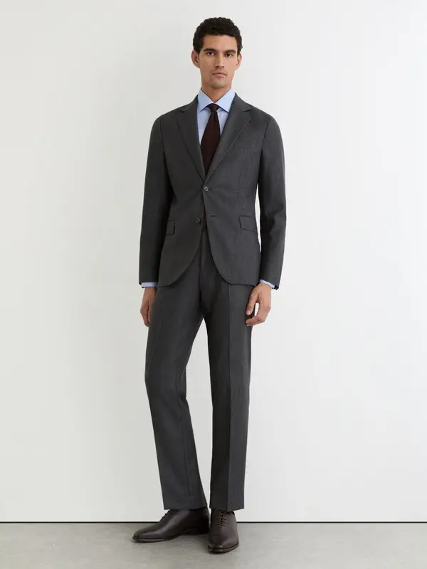 REISS Lyocell-linen Button-through Shirt Regular-fit