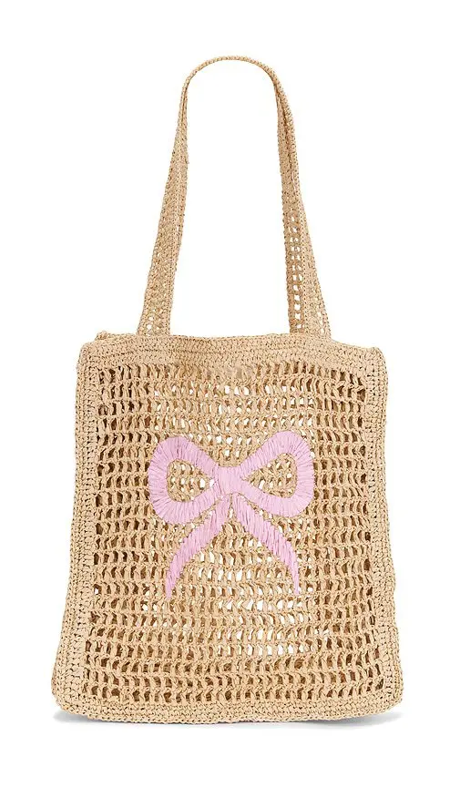 LoveShackFancy Seaside Beach Bag - Brown