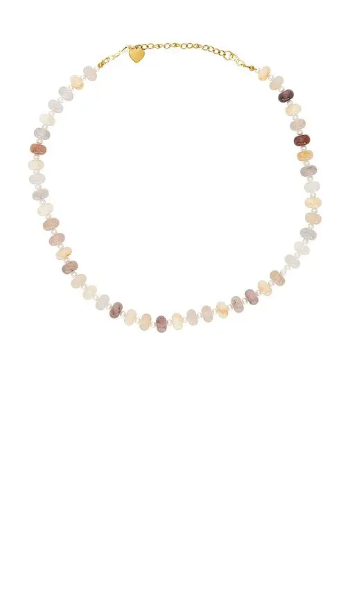 LOVERS AND FRIENDS Sage Stone Necklace