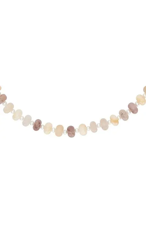 LOVERS AND FRIENDS Sage Stone Necklace
