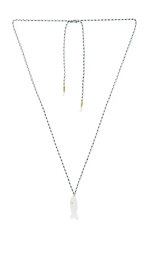 LOVERS AND FRIENDS Quin Stone Necklace - Blue