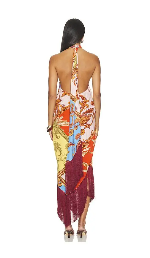 Hemant & Nandita Tie Sash Long Dress In . Also
