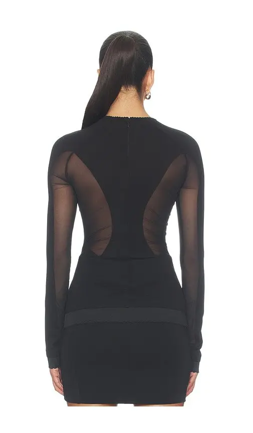 Attico Ponte Jersey Top In . Also