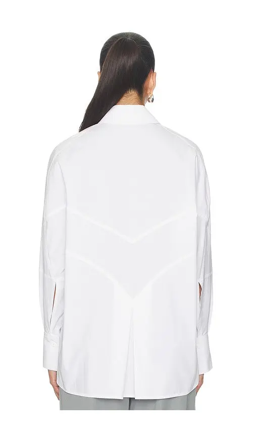 Attico Oversized Shirt In . Also