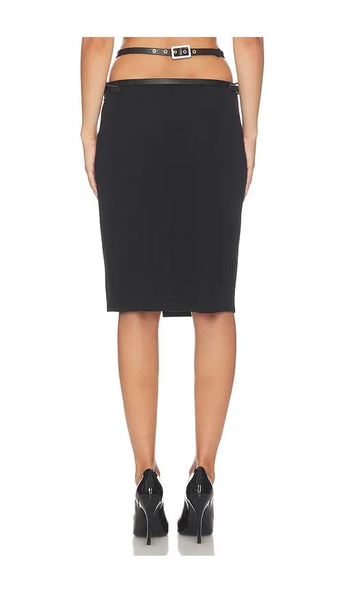 HAELO Belted Wrap Skirt In . Also
