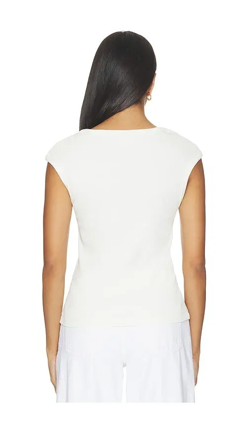 Closed Cap Sleeve T-shirt In . Also