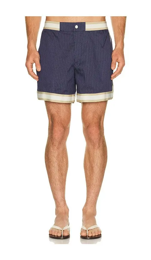 CHE Pinstripe Baller Swim Short In . Also