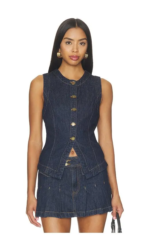 Blanknyc Denim Vest In . Also