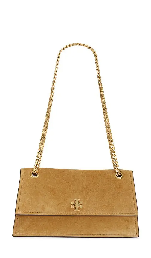 Tory Burch Kira Turnlock Suede Shoulder Bag